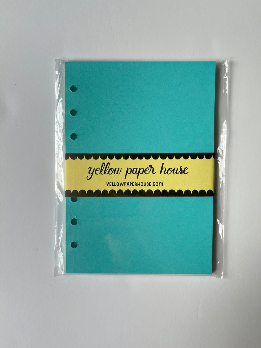 Personal Wide Size - FILOFAX STYLE PLANNER PAPER - 2nd Quality – Yellow ...